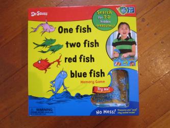 Dr Suess 1 Fish 2 Fish Memory Game
